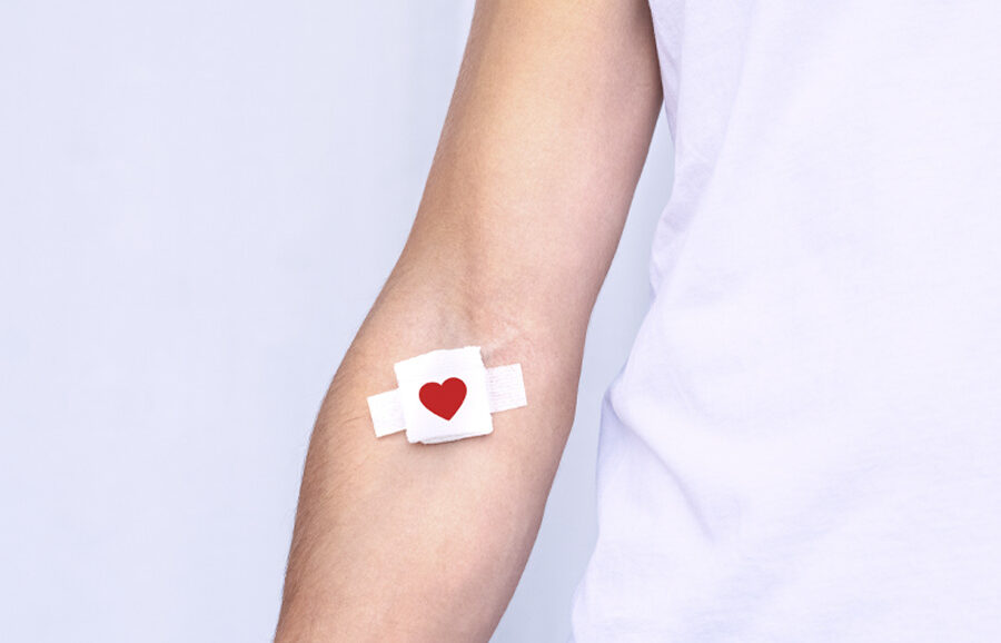 Blood grouping Walk-in laboratory ZH - Blood group identification card